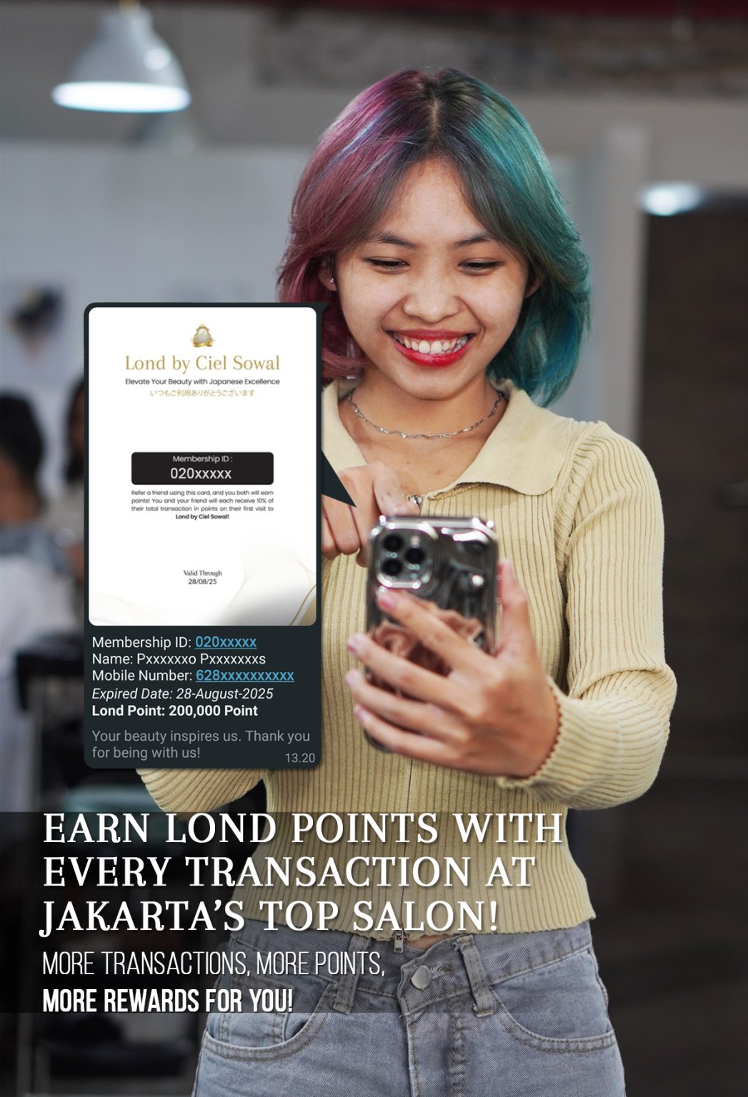 Earn Lond Points from Every Transaction at the Best Salon in Jakarta ...